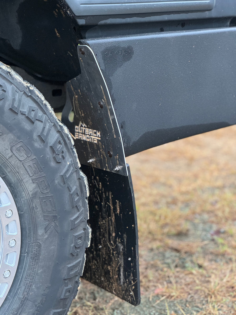 100 series kaymar rear bar mounts to suit mudflaps – Outback Bandits