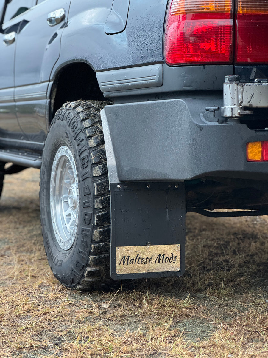 100 series kaymar rear bar mounts to suit mudflaps – Outback Bandits